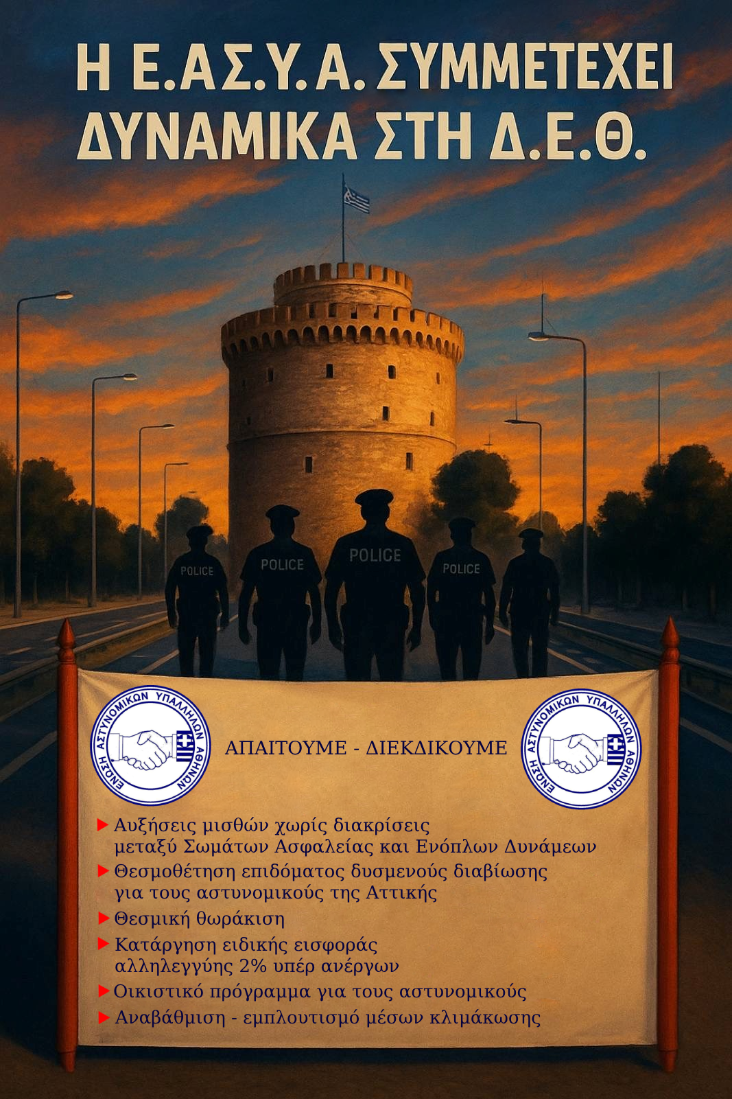 Κάλεσμα της Ε.ΑΣ.Υ.Α. για τη Δ.Ε.Θ. – Δηλώσεις συμμετοχής έως και την ...